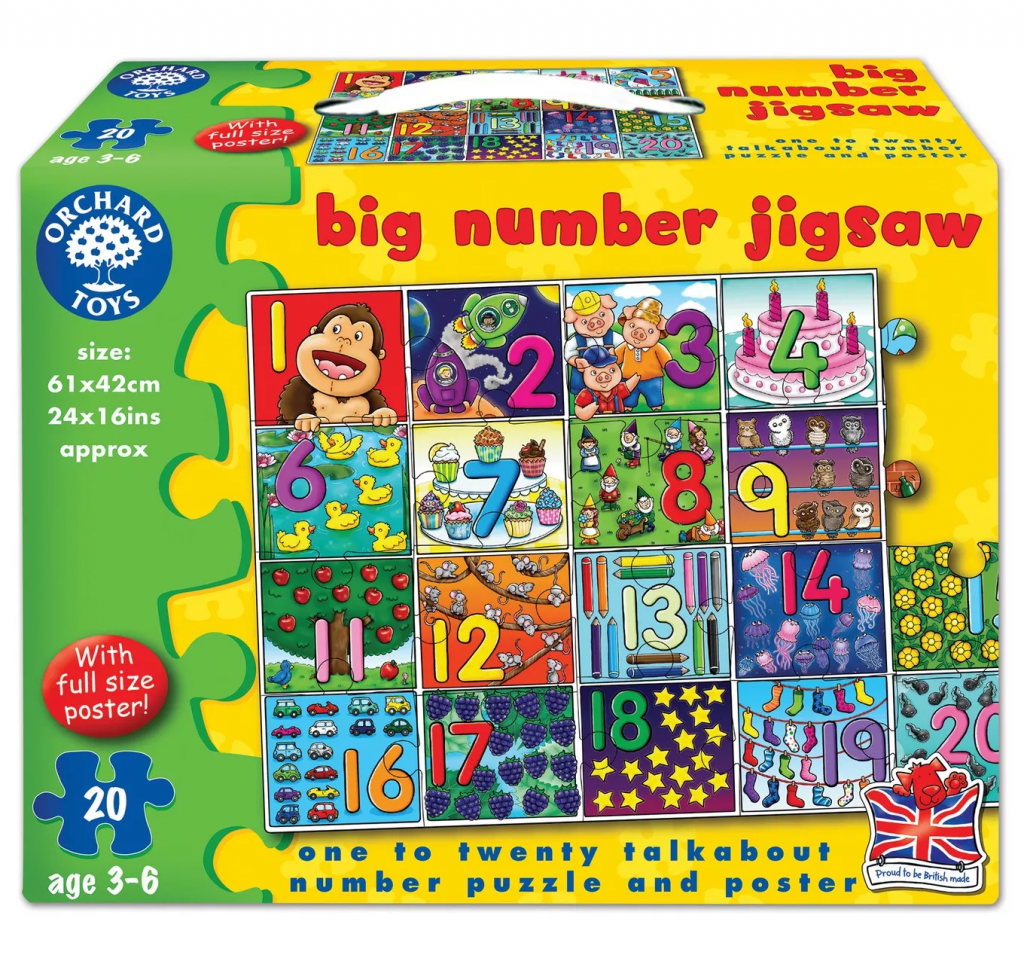 Big Number Jigsaw - Farm Toys and More
