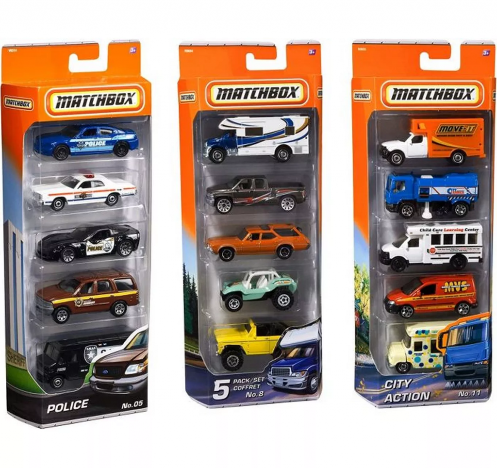 Matchbox 5 Car Gift Pack - Farm Toys and More